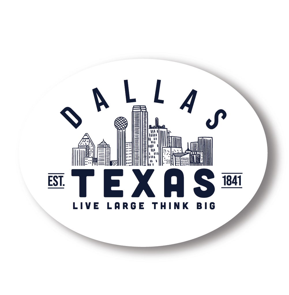 Dallas Texas Decal - Made in Texas Co.