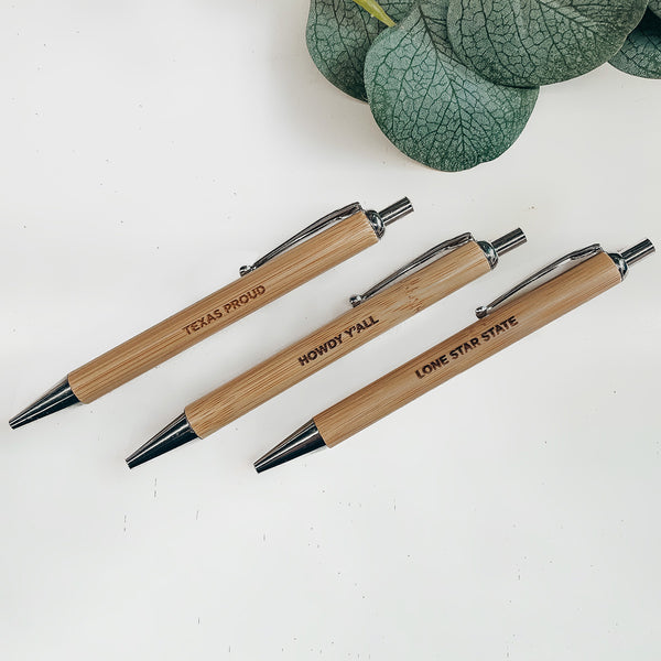 Bamboo Texas Pen - Made in Texas Co.